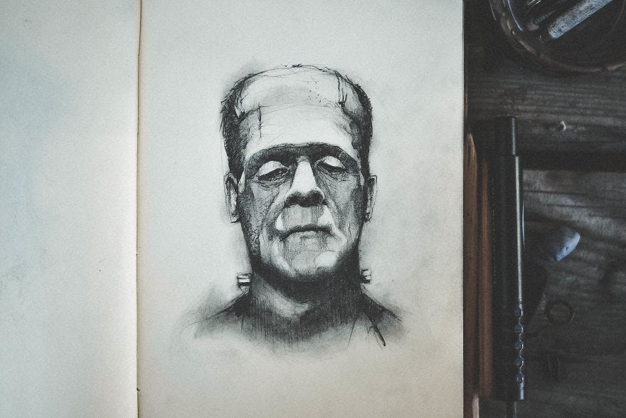 Striking Pencil Drawings of Movie Characters and Other Icons